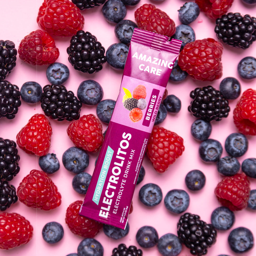 Electrolitos sabor Berries | Hidratación Saludable 12 Sticks – Amazing ...